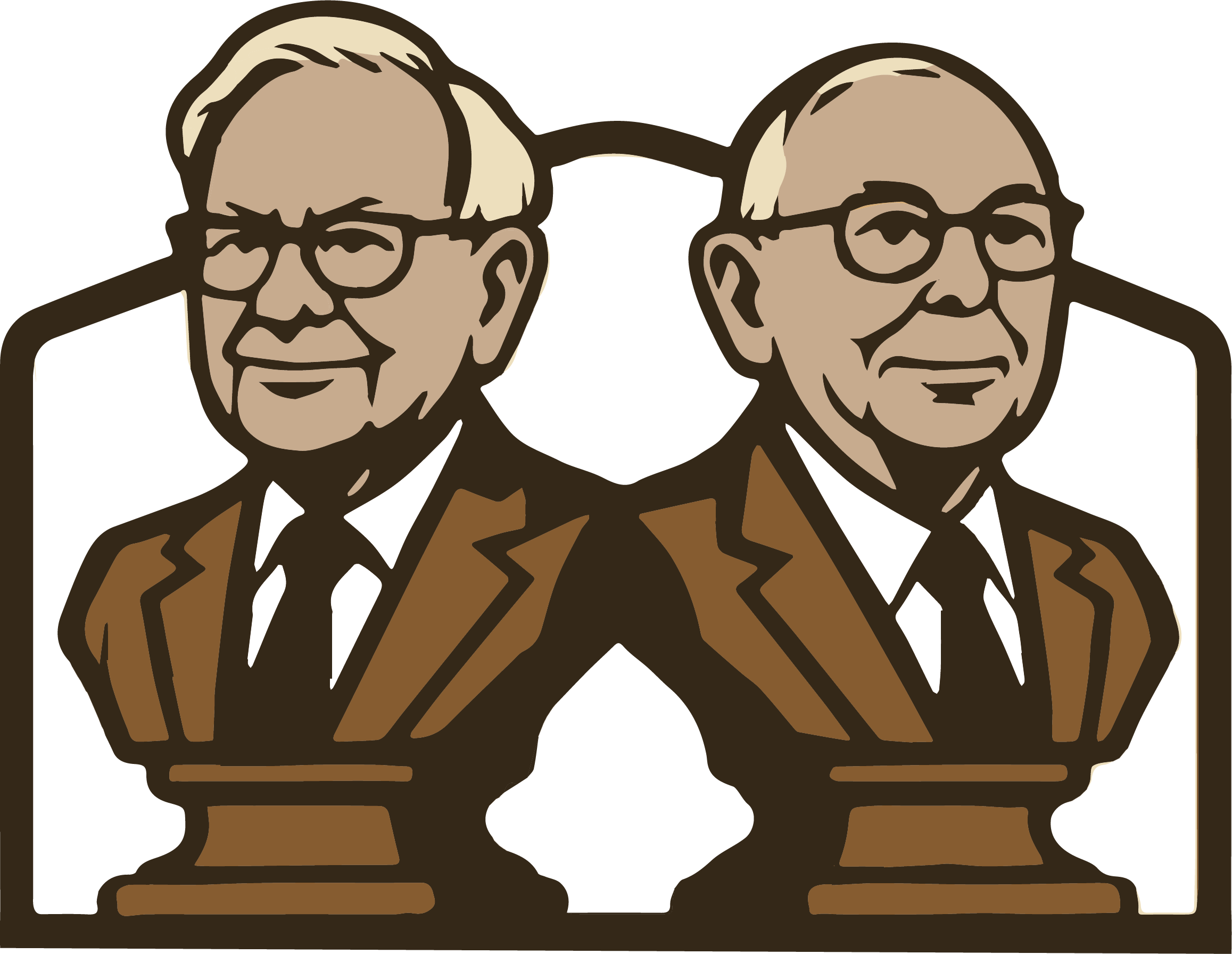 Warren Buffett and Charlie Munger Bust Statues | SHOP